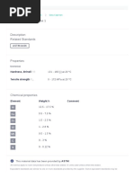 Steel Specification Comparison Chart | PDF
