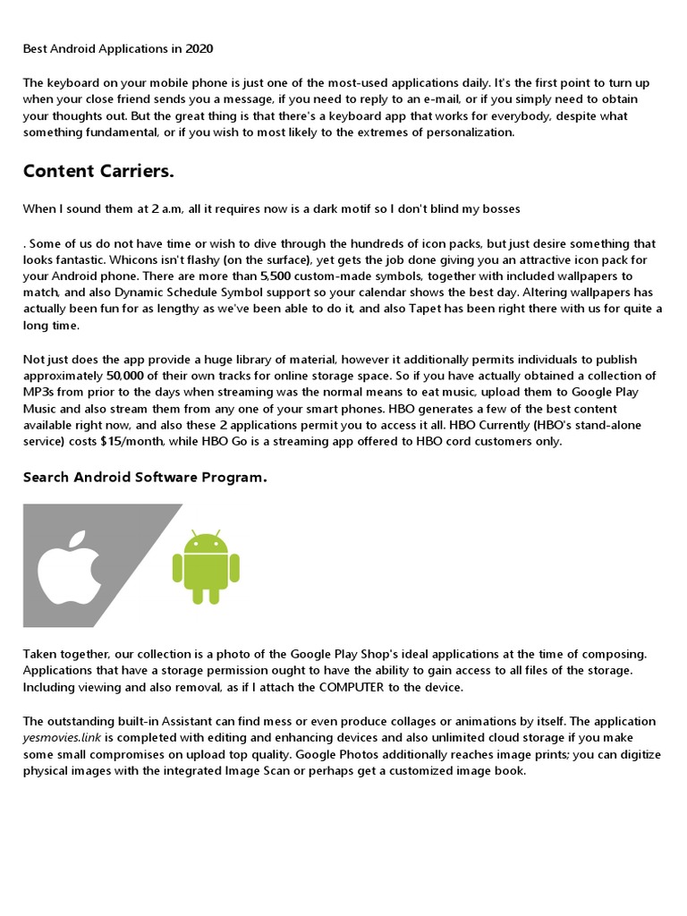 306192yes Movies Is Important To Your Organisation. Learn Why! | PDF | Android (Operating System ...