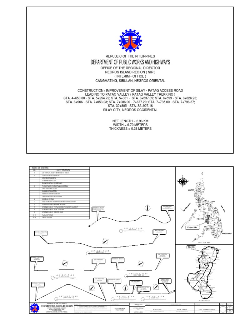 Silay-Patag Road Improvement Project | PDF | Road Surface | Building ...