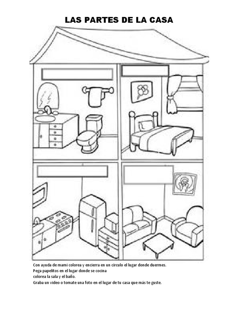 Las Partes de La Casa PDF | PDF | Hogar, jardinería y bricolaje