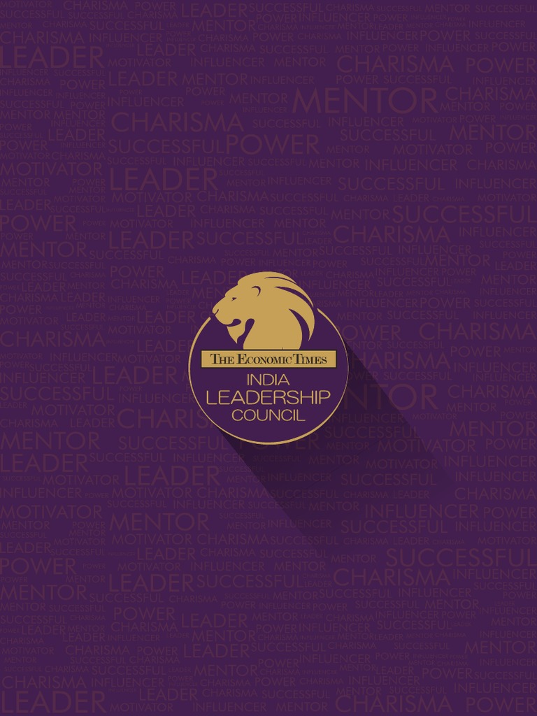 ET - India Leadership Council - Brochure | PDF | Leadership | Economies ET - India Leadership Council - Brochure | PDF | Leadership | Economies