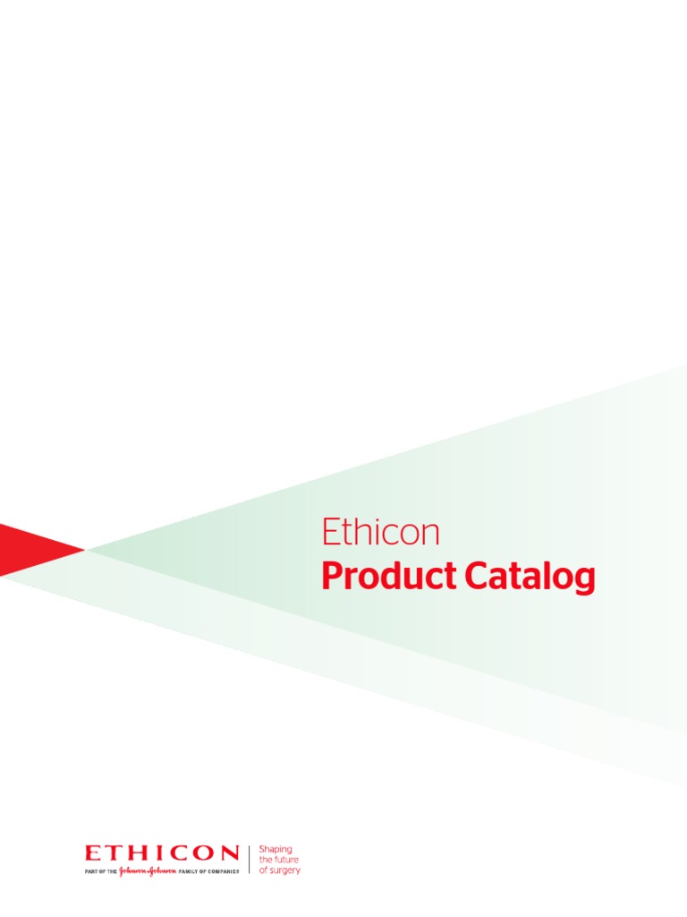Ethicon Product Catalog | PDF | Surgery | Medicine