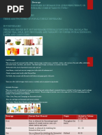 Classification and Categories of Beverages | PDF