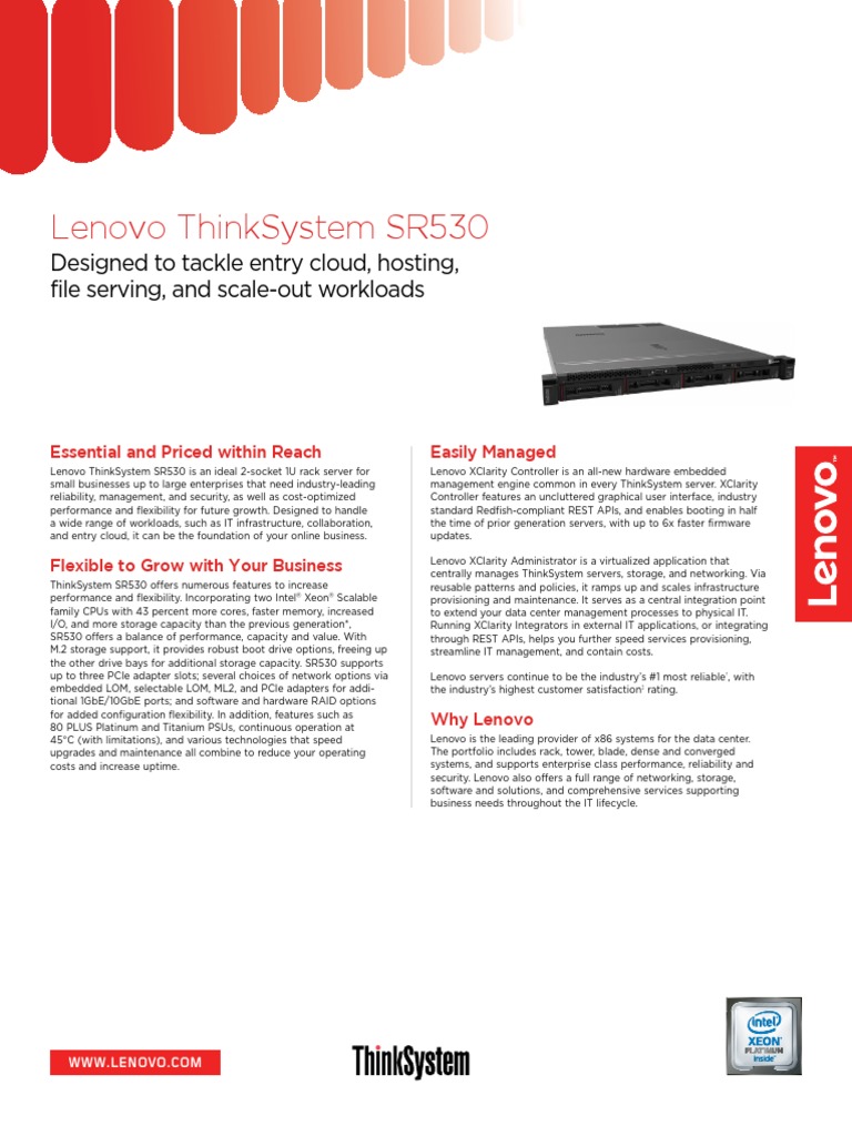 sr530 DS EN PDF | PDF | Cloud Computing | Computer Architecture