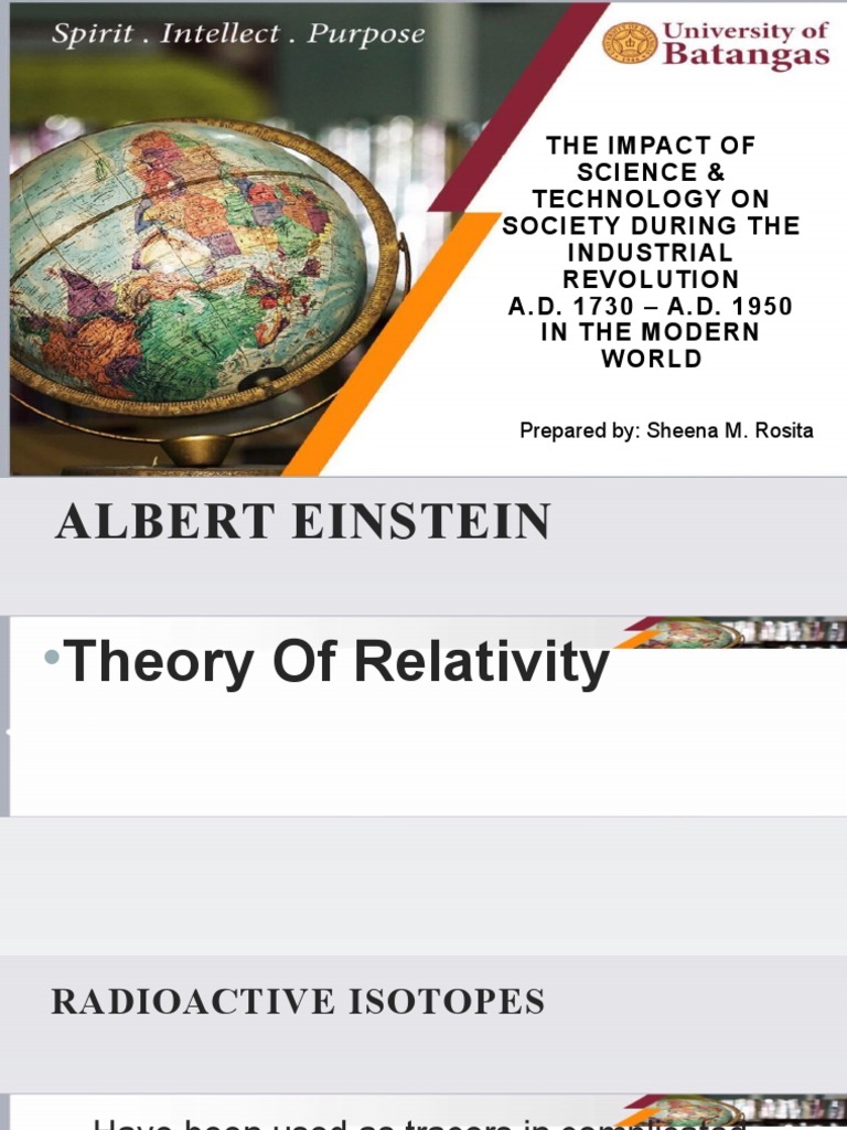 Science & Technology's Role in the Industrial Revolution | PDF ...
