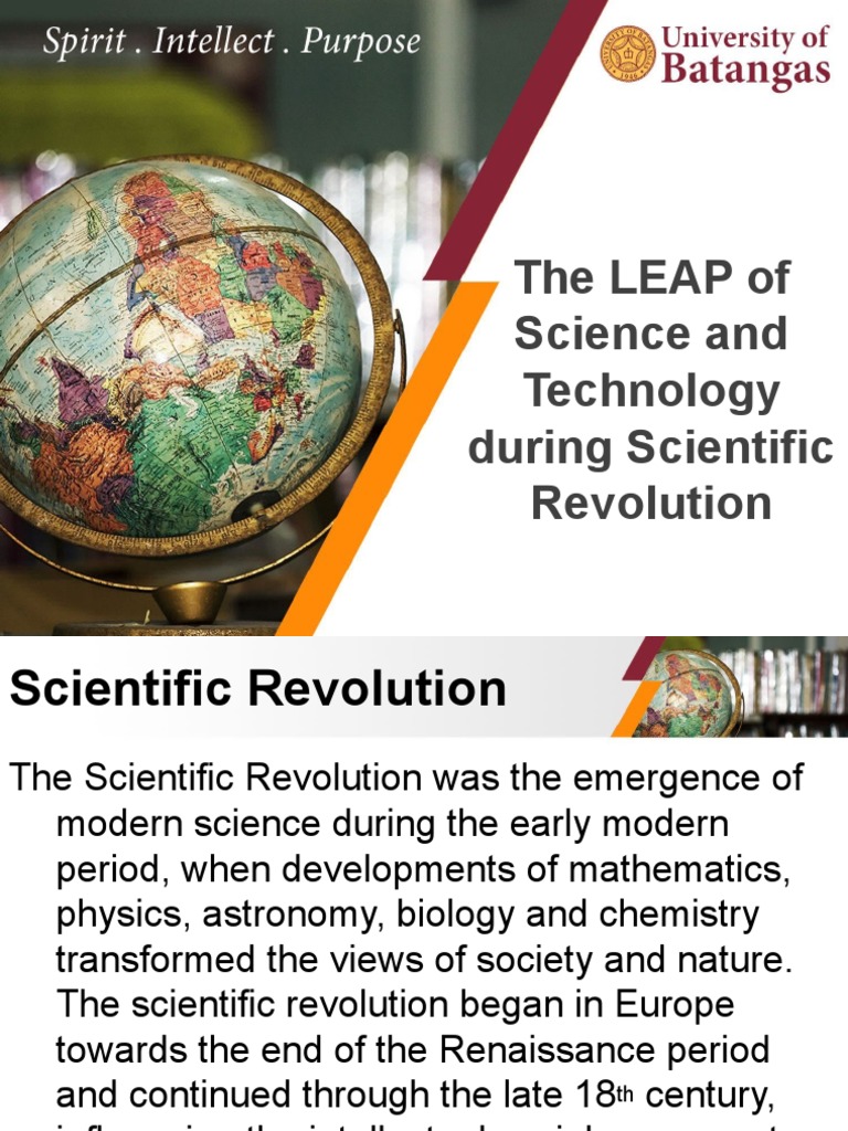 The LEAP of Science and Technology During Scientific Revolution | PDF ...