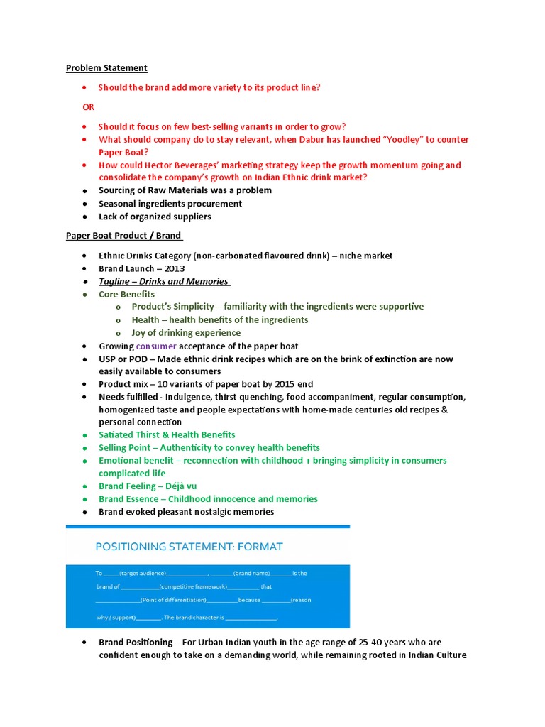 Paper Boat Case Analysis | Download Free PDF | Brand | Drink
