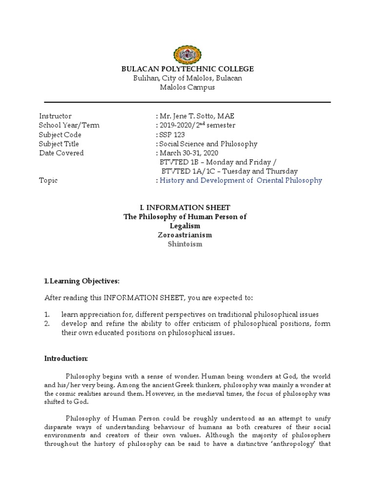 Activity 3 Social Science and Philosophy Module | PDF | Shinto ...