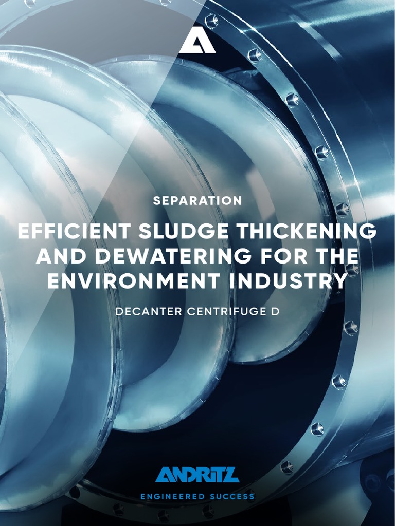PB - D-Type Decanter | PDF | Sewage Treatment | Filtration