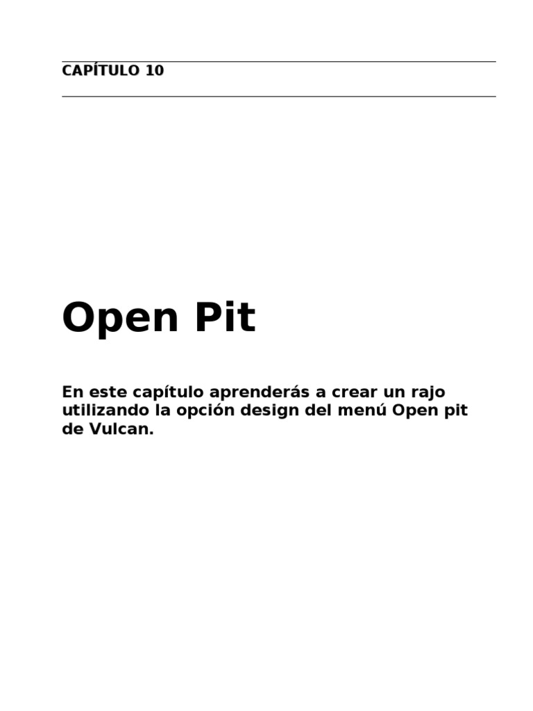 MANUAL Openpit | PDF | Point and Click | Ventana (informática)