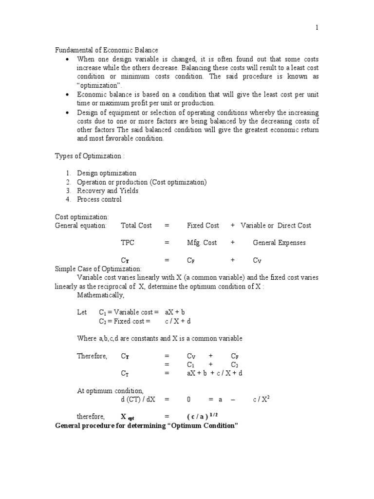 Unit Operations Cost Optimization | PDF | Thermal Insulation | Heat ...