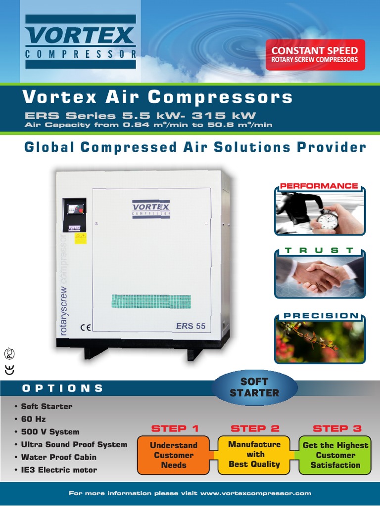 Vortex Air Compressors: Global Compressed Air Solutions Provider | PDF ...