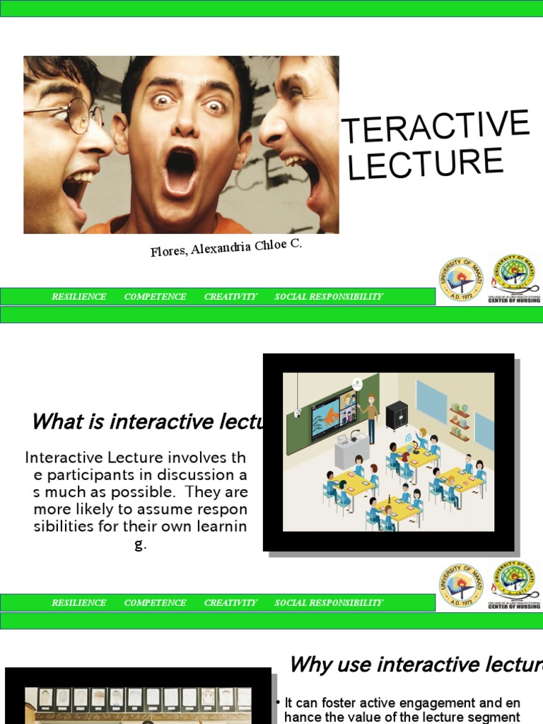 INTERACTIVE LECTURE Flores | PDF | Lecture | Creativity