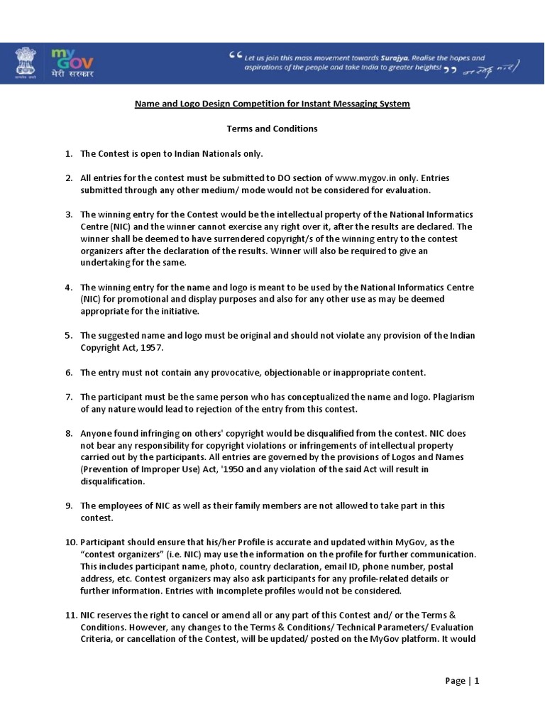 Name and Logo Design Competition For Instant Messaging System Terms and ...