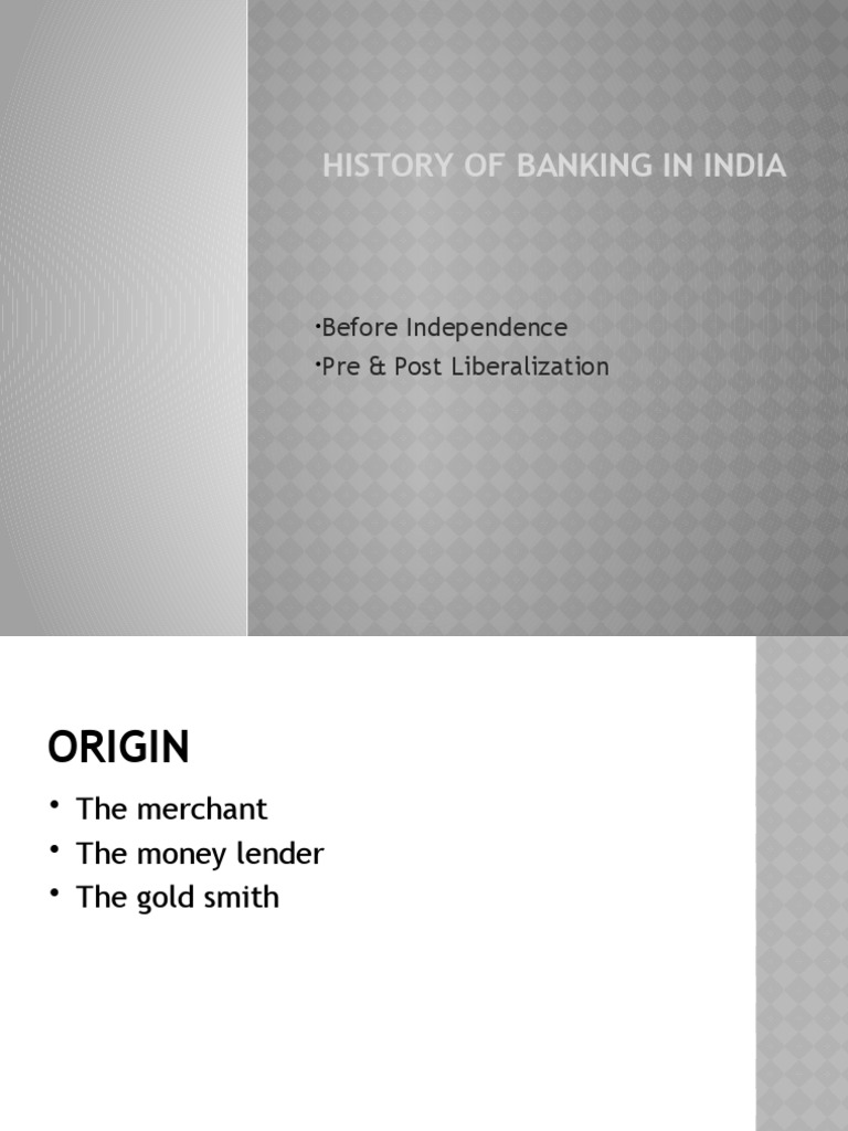 Evolution of Banking in India | PDF