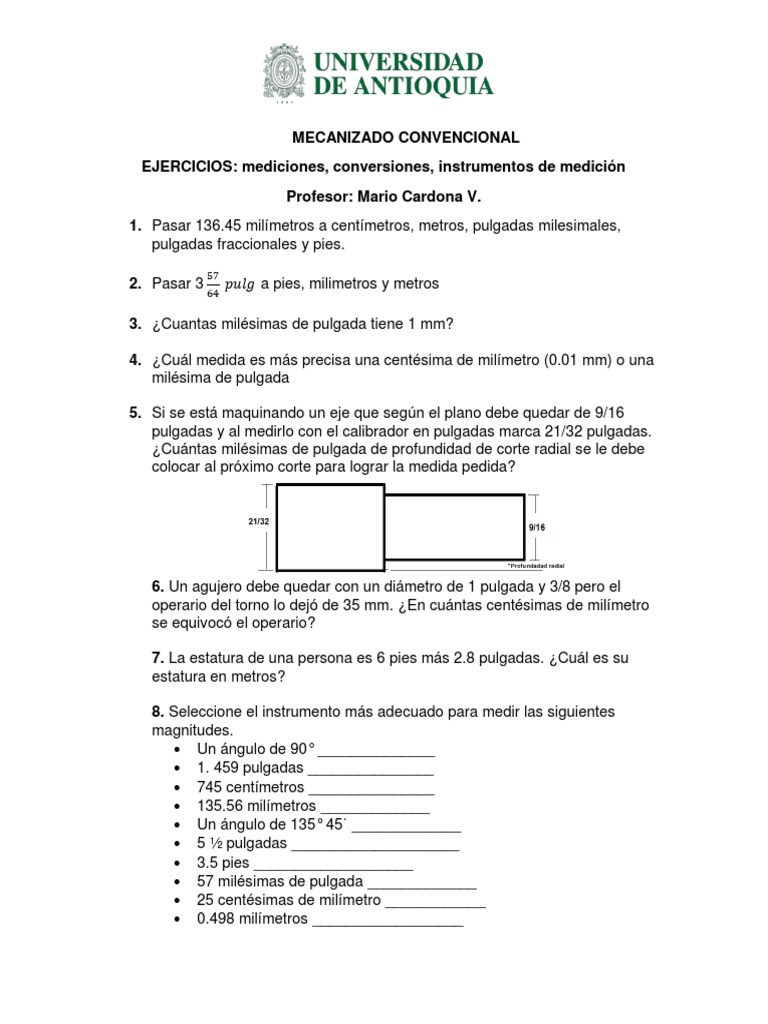 Taller de Mediciones PDF | PDF