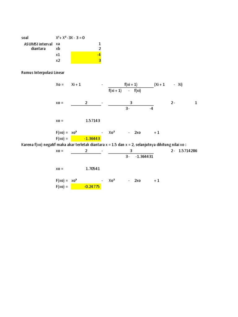 Aplikasi Interpolasi | PDF