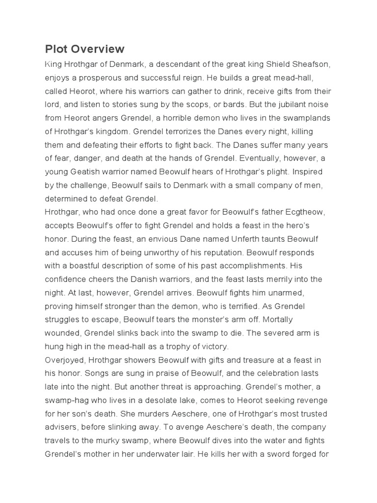 Beowulf | PDF | Beowulf | Scandinavian Folklore