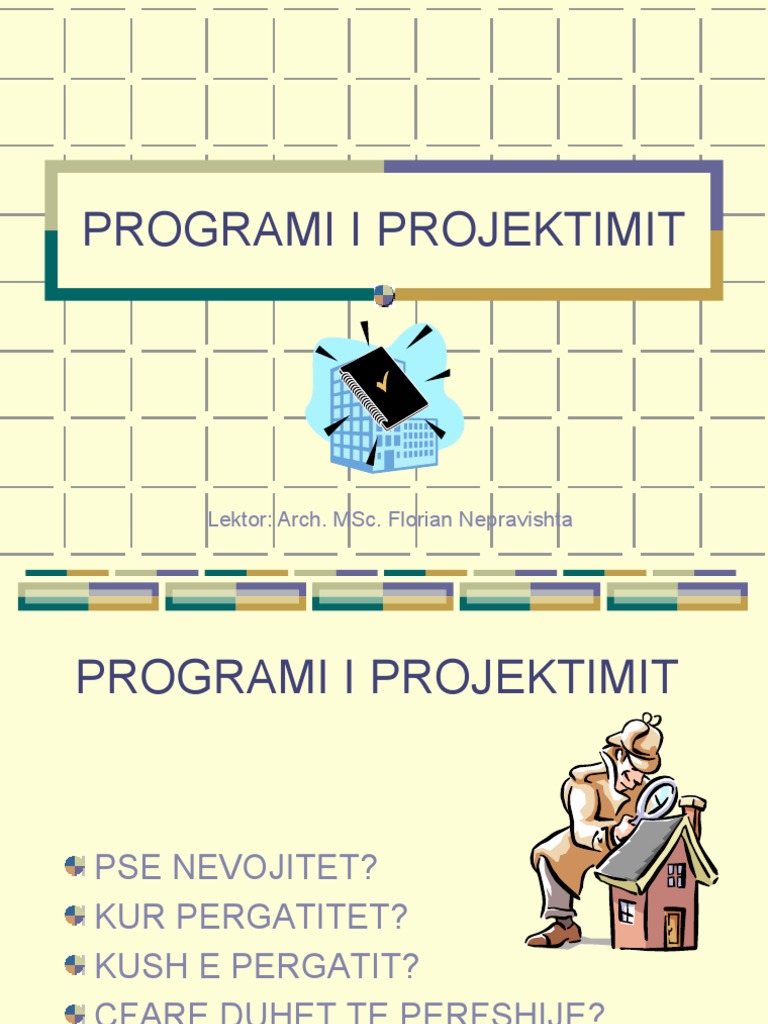 Programi I Projektimit | PDF