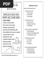 Cartilla de Silabas Trabadas | PDF