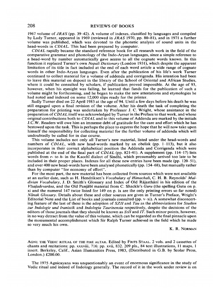 Agni The Vedic Ritual of The Fire Altar | PDF | Sikhism | Religion And ...