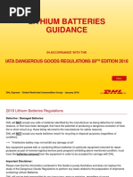 IMDG Code Special Provision 188 Overview | PDF | Rechargeable Battery ...