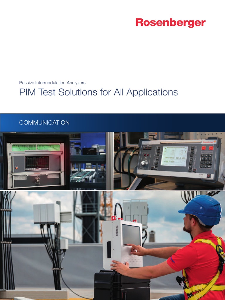 PIM Test Solutions For All Applications: Communication | PDF ...
