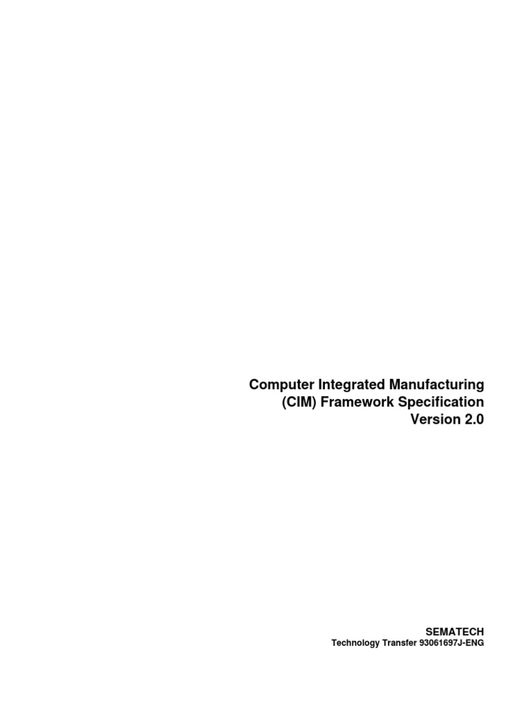 Computer Integrated Manufacturing | PDF | Interface (Computing) | Object (Computer Science)