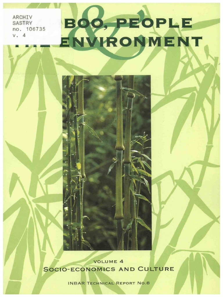 Bamboo, People and The Environment | PDF | Agriculture | Poverty