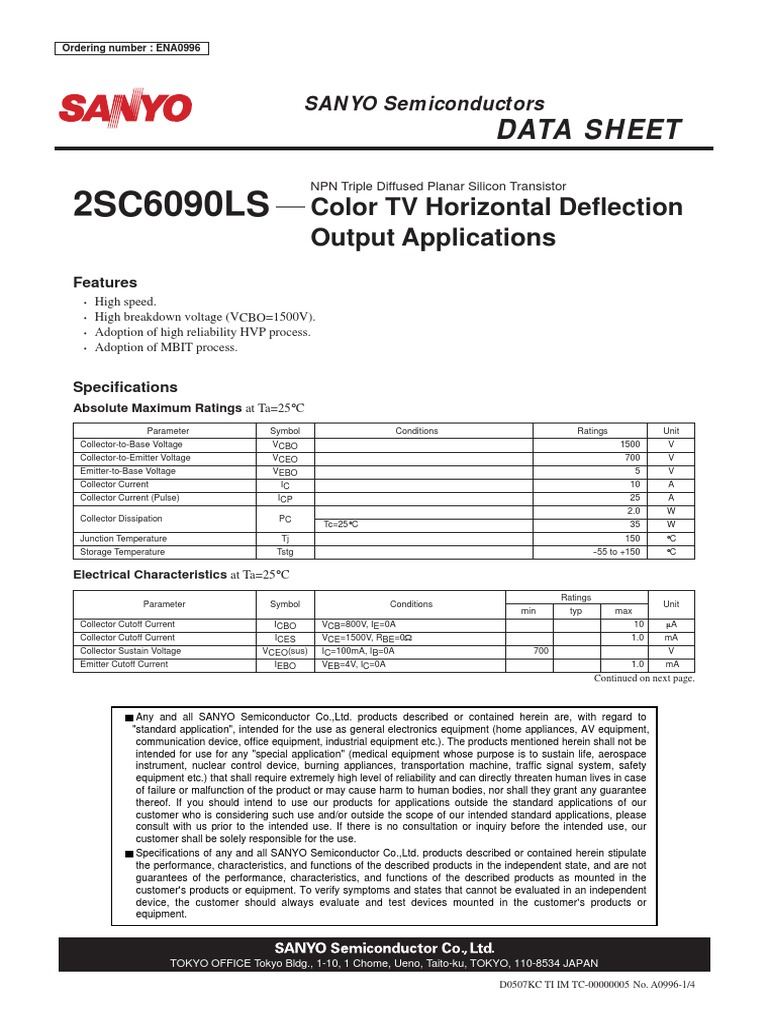 2SC6090 PDF | PDF