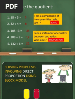 Block Model Approach | PDF | Ratio | Teaching Mathematics