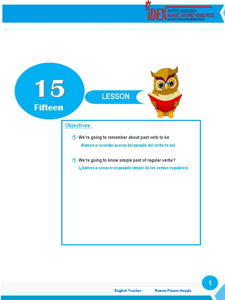 Lesson Fifteen | PDF | Language Arts & Discipline