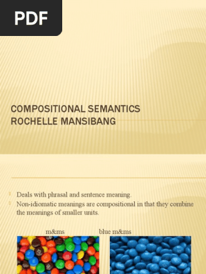 Compositional Semantics