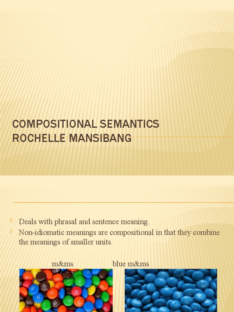 Understanding Compositional Semantics | PDF | Object (Grammar ...