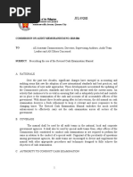 Coa Memorandum No. 2005-027 | PDF | Audit | Specification (Technical ...