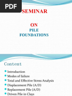 Civil Pile Foundation | PDF | Deep Foundation | Structural Engineering