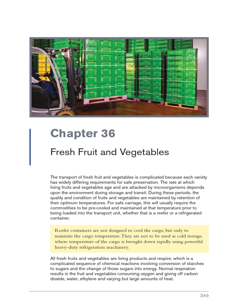 Fresh Fruit and Vegetables PDF | PDF | Humidity | Water Vapor