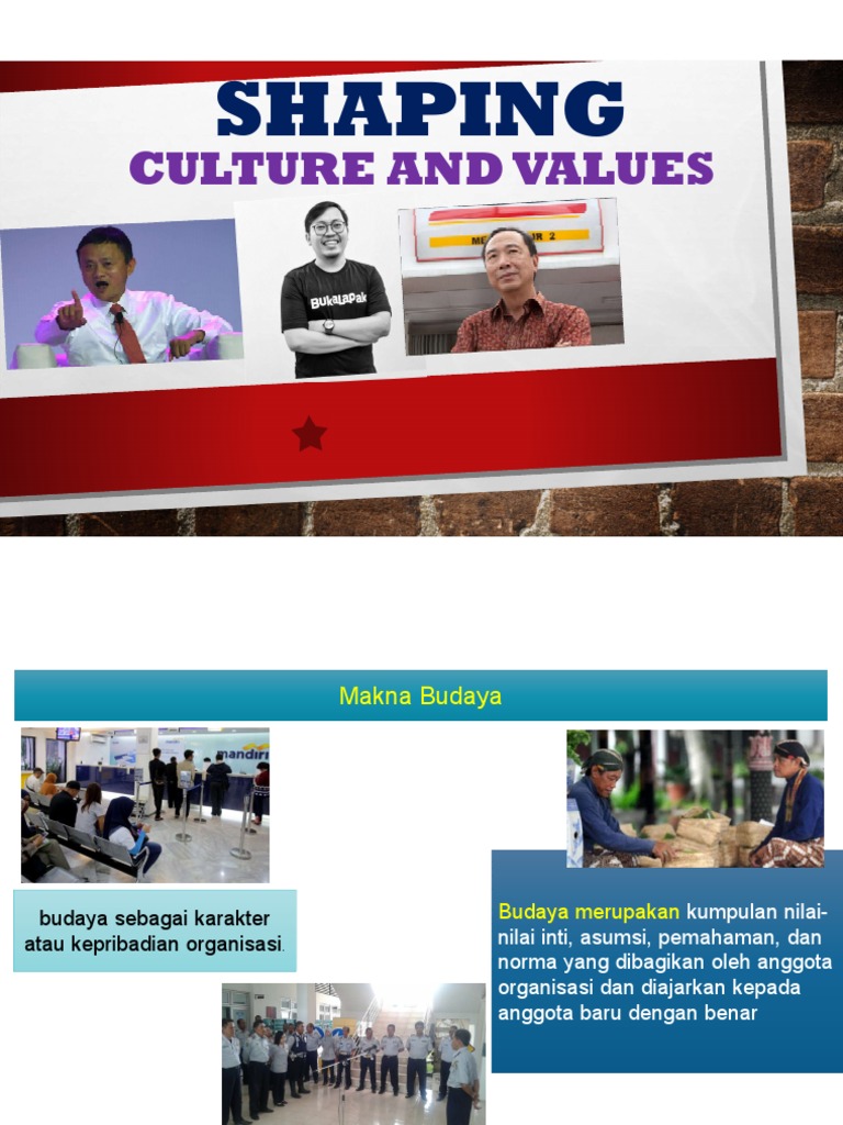 Chapt 14. Shaping Culture and Values | PDF