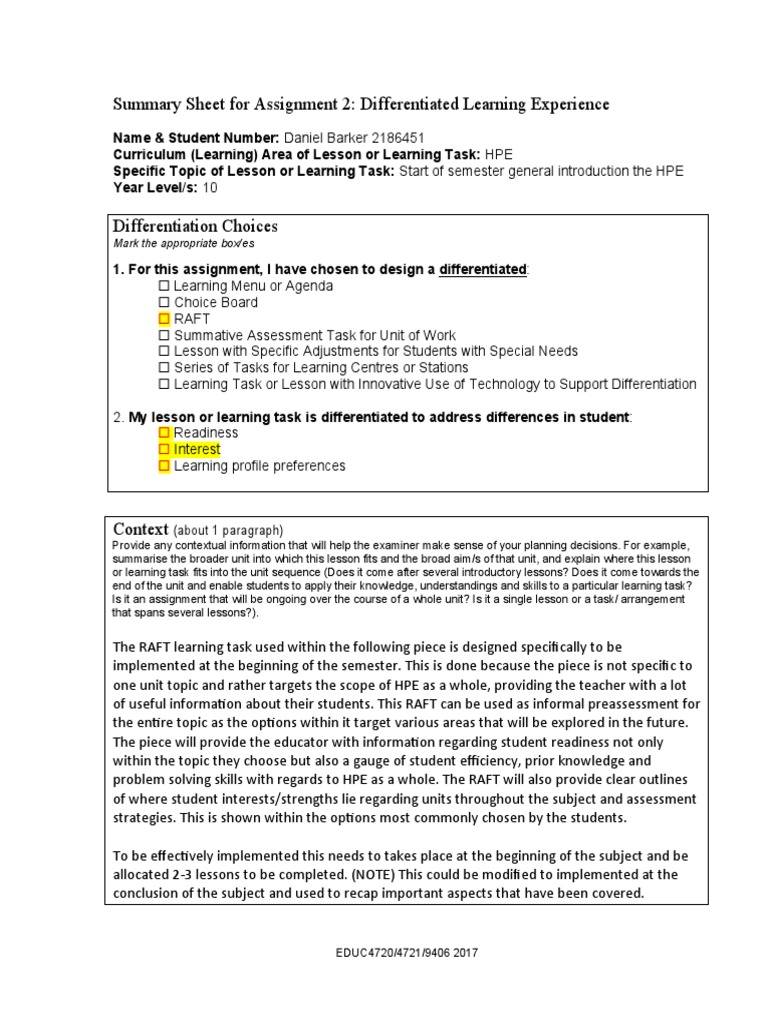 Assignment 2 Final | PDF | Applied Psychology | Teachers