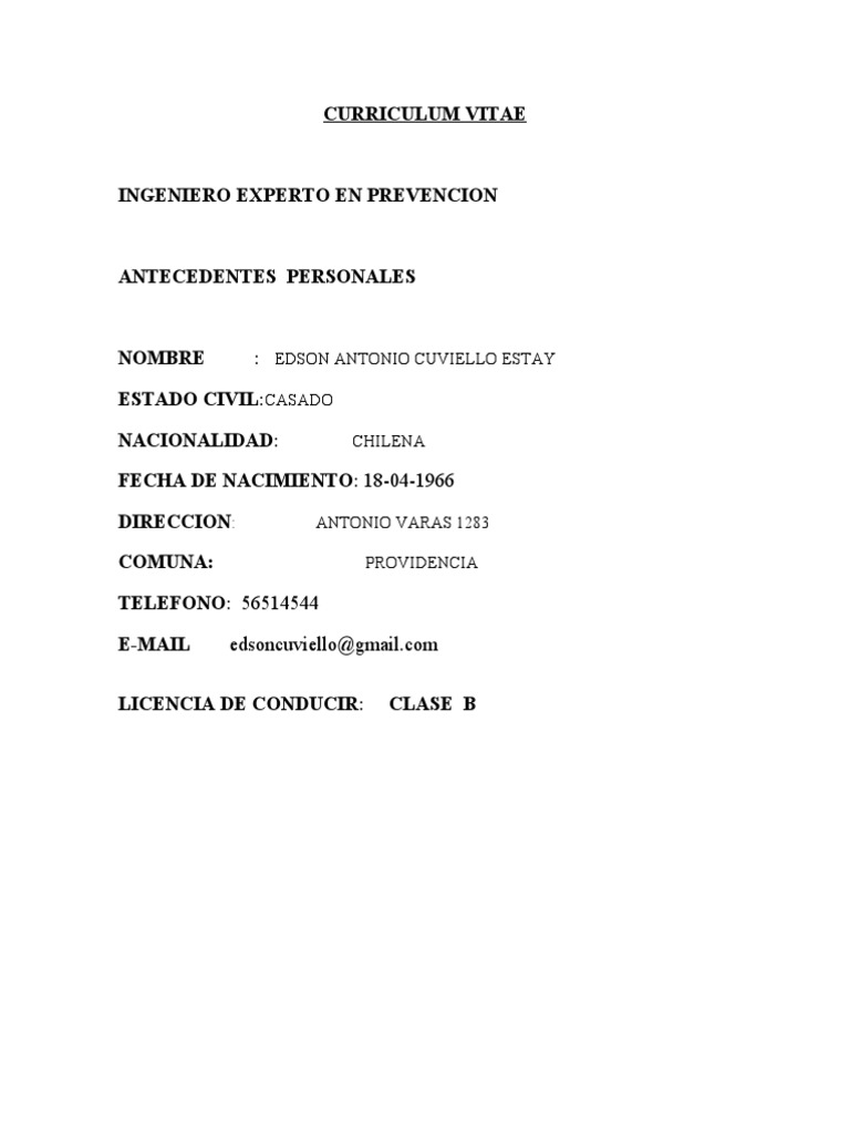 CURRICULUM VITAE Edson Miranda | PDF | Business | Educación avanzada