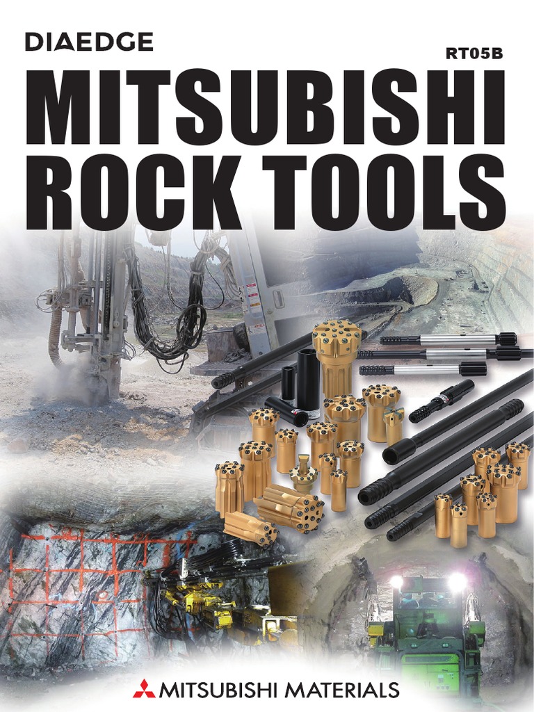 Mitsubishi Rock Tools Overview | PDF | Drilling | Drill