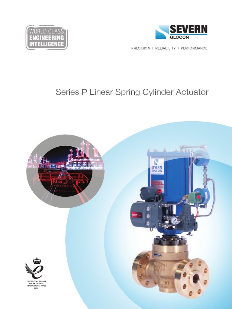 SG Series P Linear Spring Cylinder Actuator | PDF | Actuator | Valve
