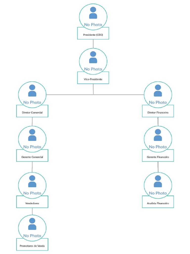 Trabalho Fundamentos Da ADM - Organograma Simples PDF | PDF
