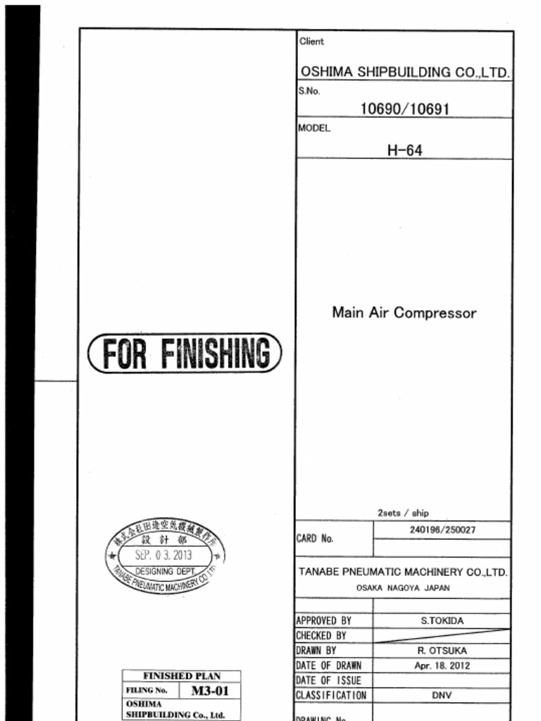 Main Air Comressor PDF | PDF