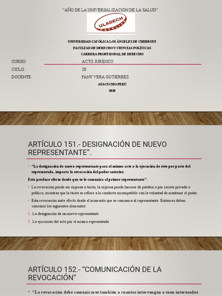 Articulo N°151-152-153 | PDF