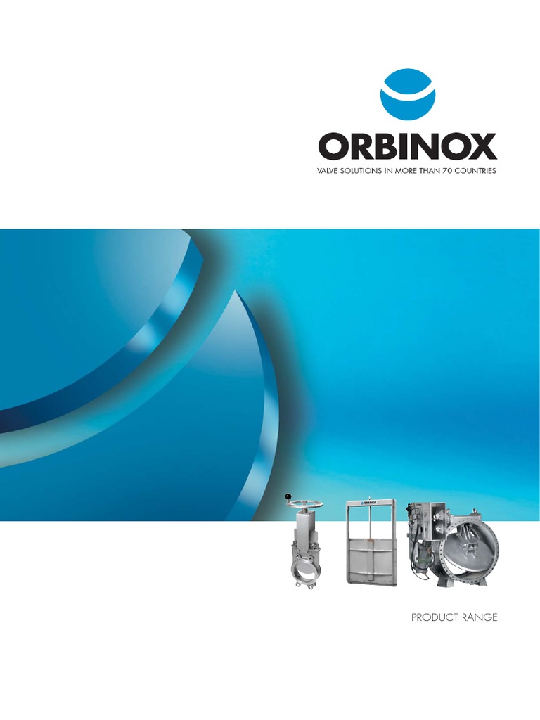 Orbinox Product Info | PDF | Valve | Actuator