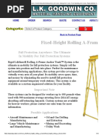 Fixed Height Rolling A-Frame, Column-Mounted Swing Arms Jib Crane ...
