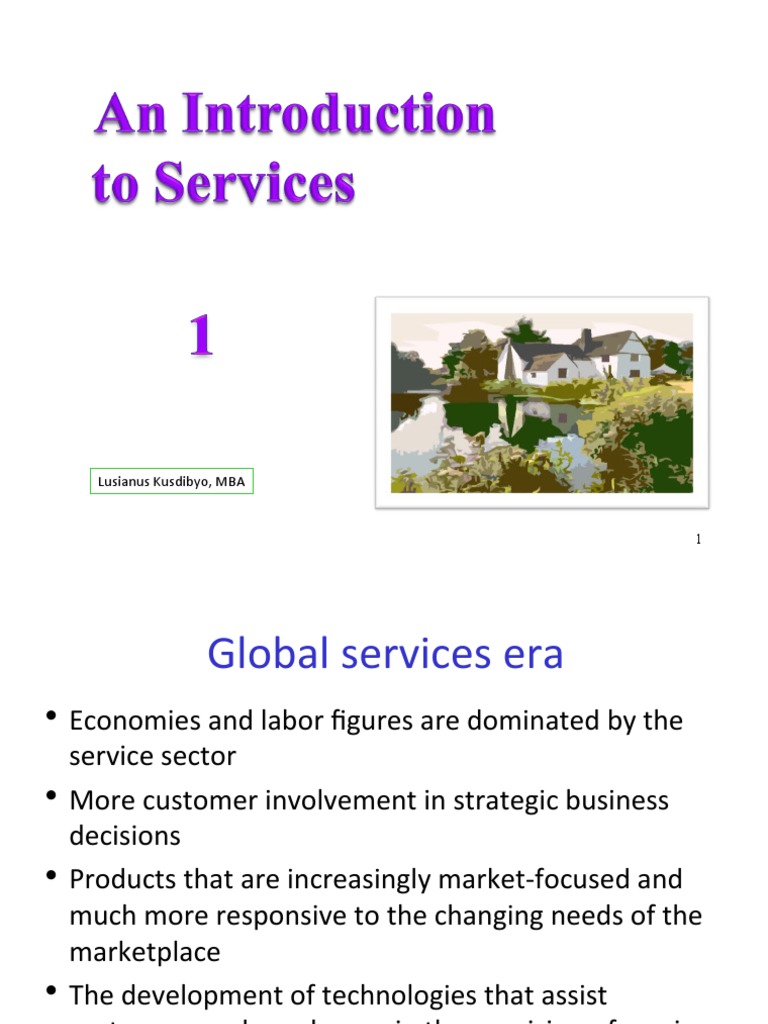 Introduction To Services Marketing | PDF | Business