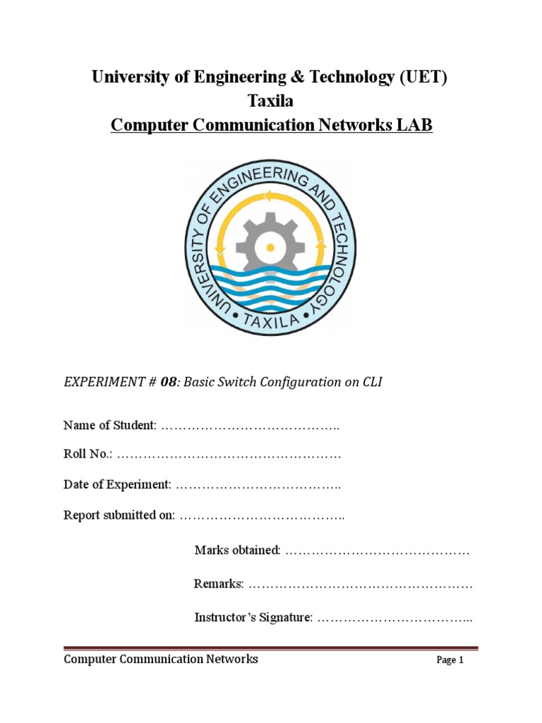 Lab 8 CCN | PDF | Computer Mediated Communication | Network Protocols