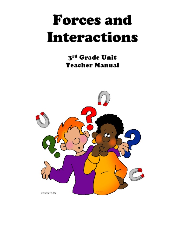 Forces and Interactions: 3 Grade Unit Teacher Manual | PDF | Electric ...
